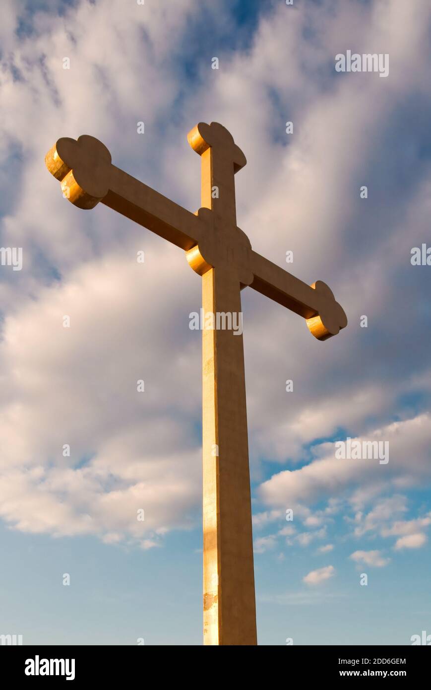 The cross at Tri Krusi, Skopje, Macedonia Stock Photo - Alamy