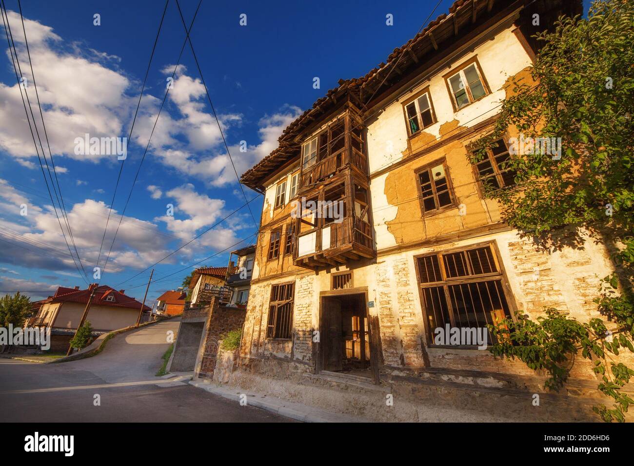 Old traditional architecture in Berovo, Macedonia Stock Photo - Alamy
