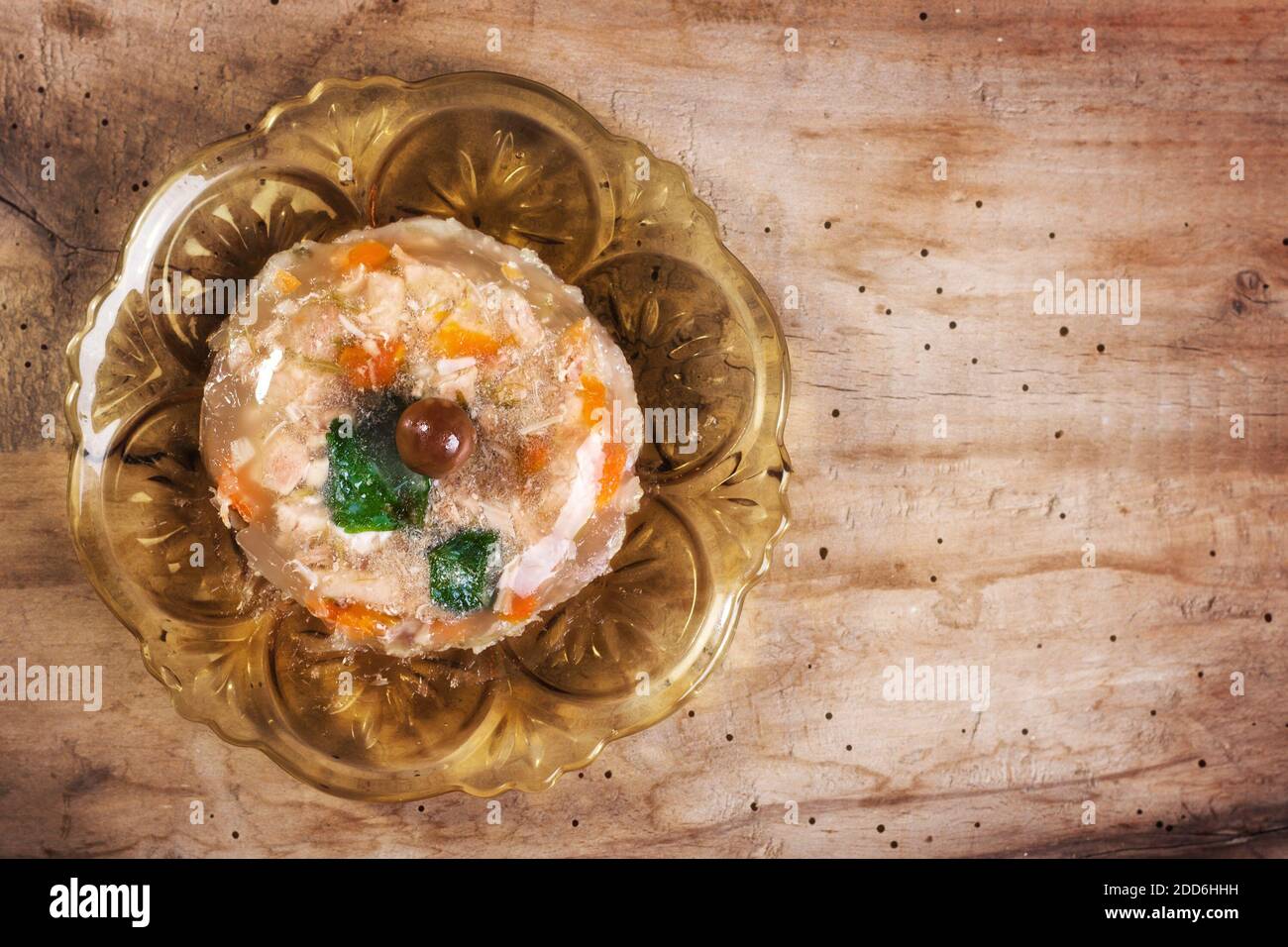 Pacha - traditional savoury Balkan pork jelly dish Stock Photo - Alamy