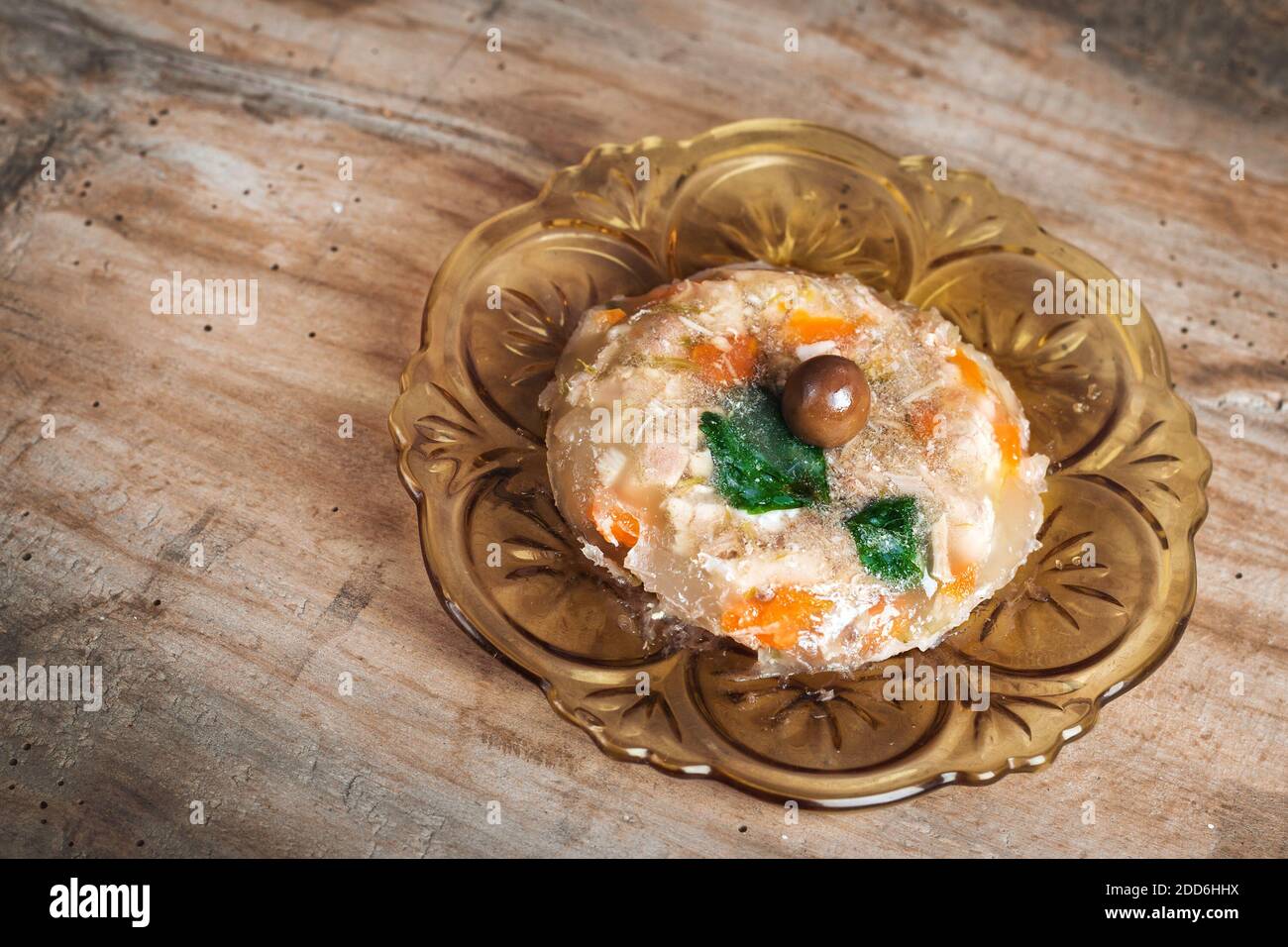 Pacha - traditional savoury Balkan pork jelly dish Stock Photo - Alamy