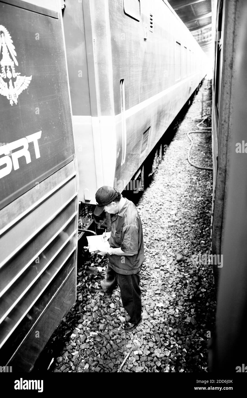 Safety officer railway hi-res stock photography and images - Alamy