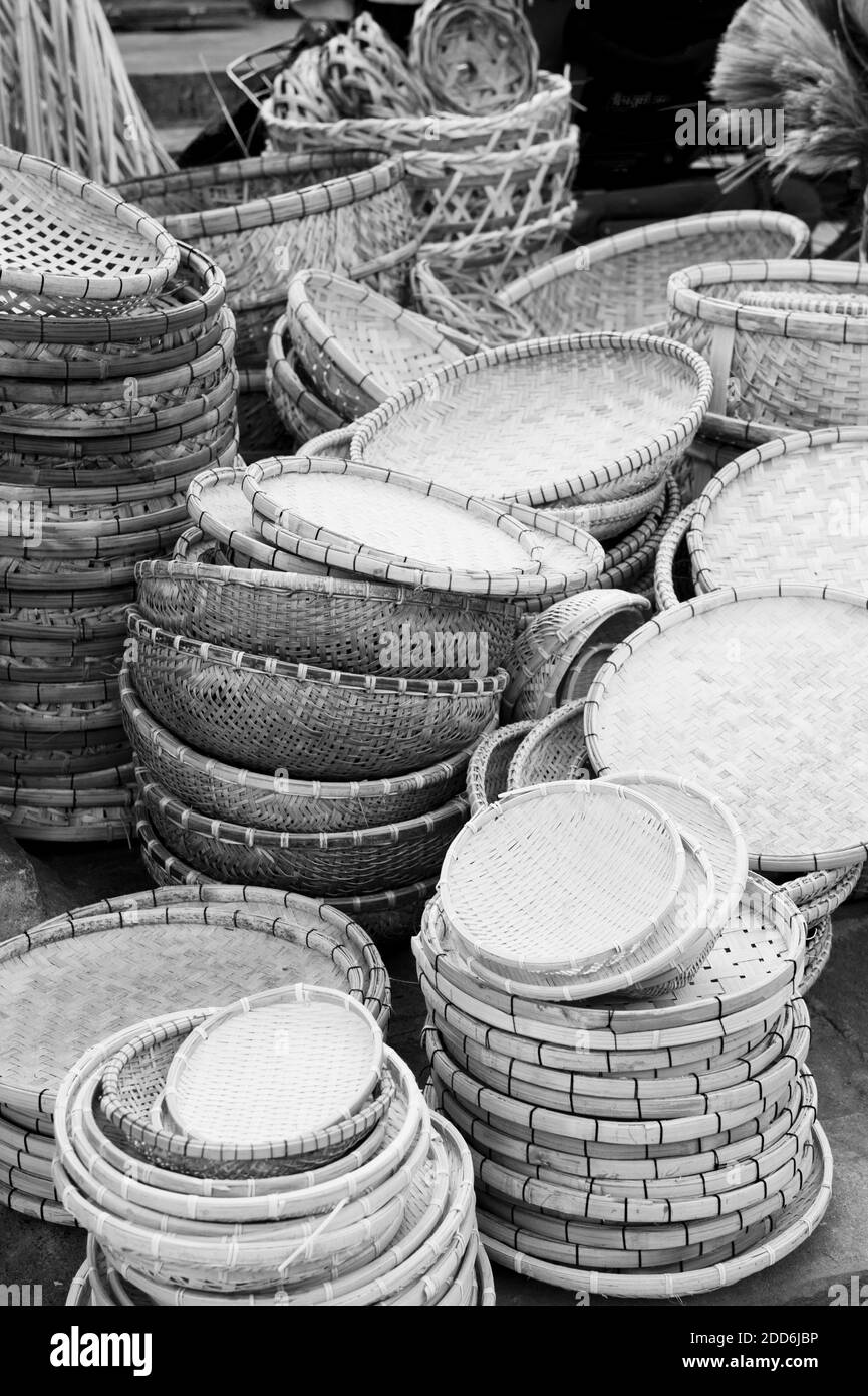 Southeast asian crafts Black and White Stock Photos & Images - Alamy