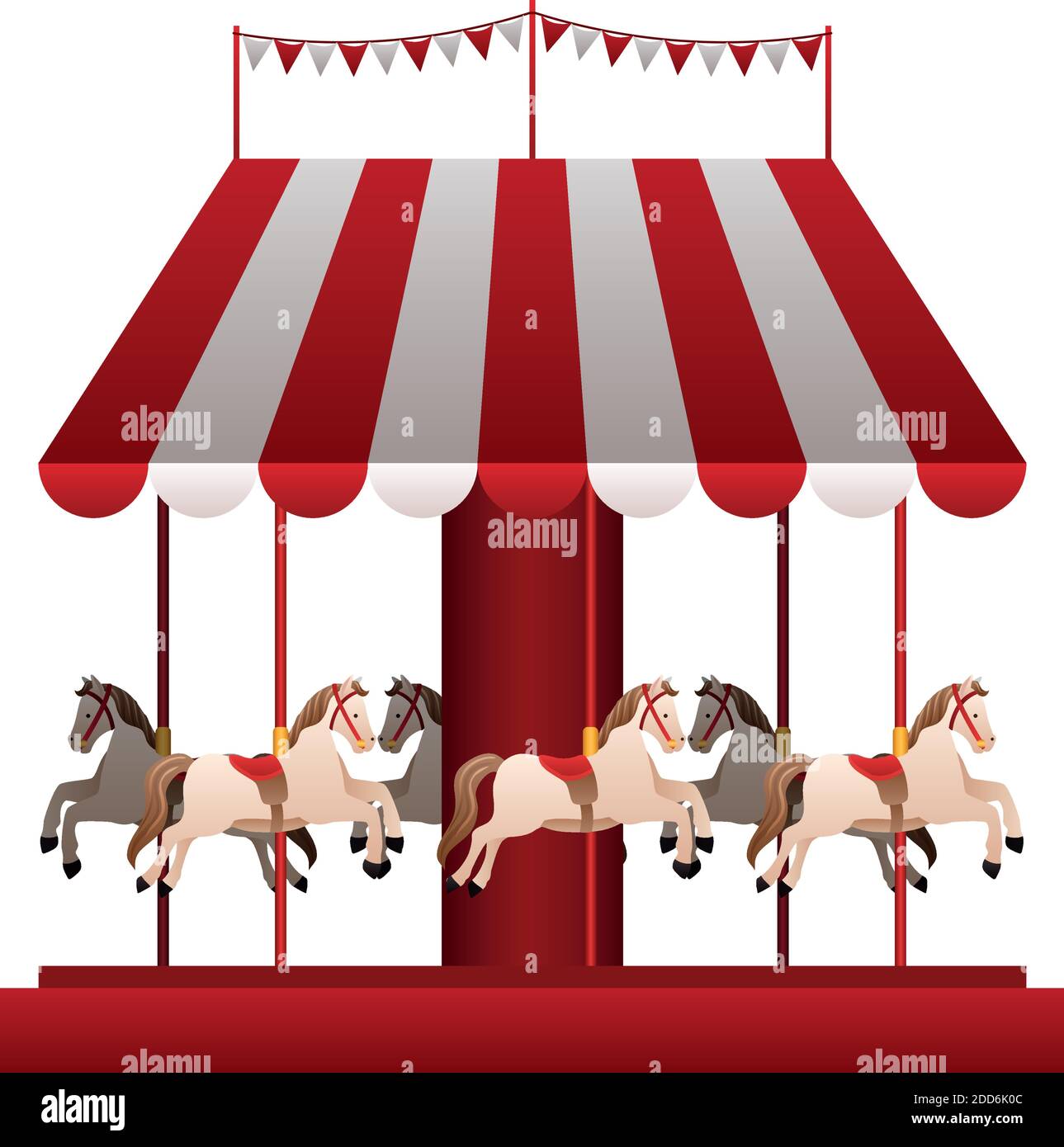 Christmas carousel Cut Out Stock Images & Pictures - Alamy