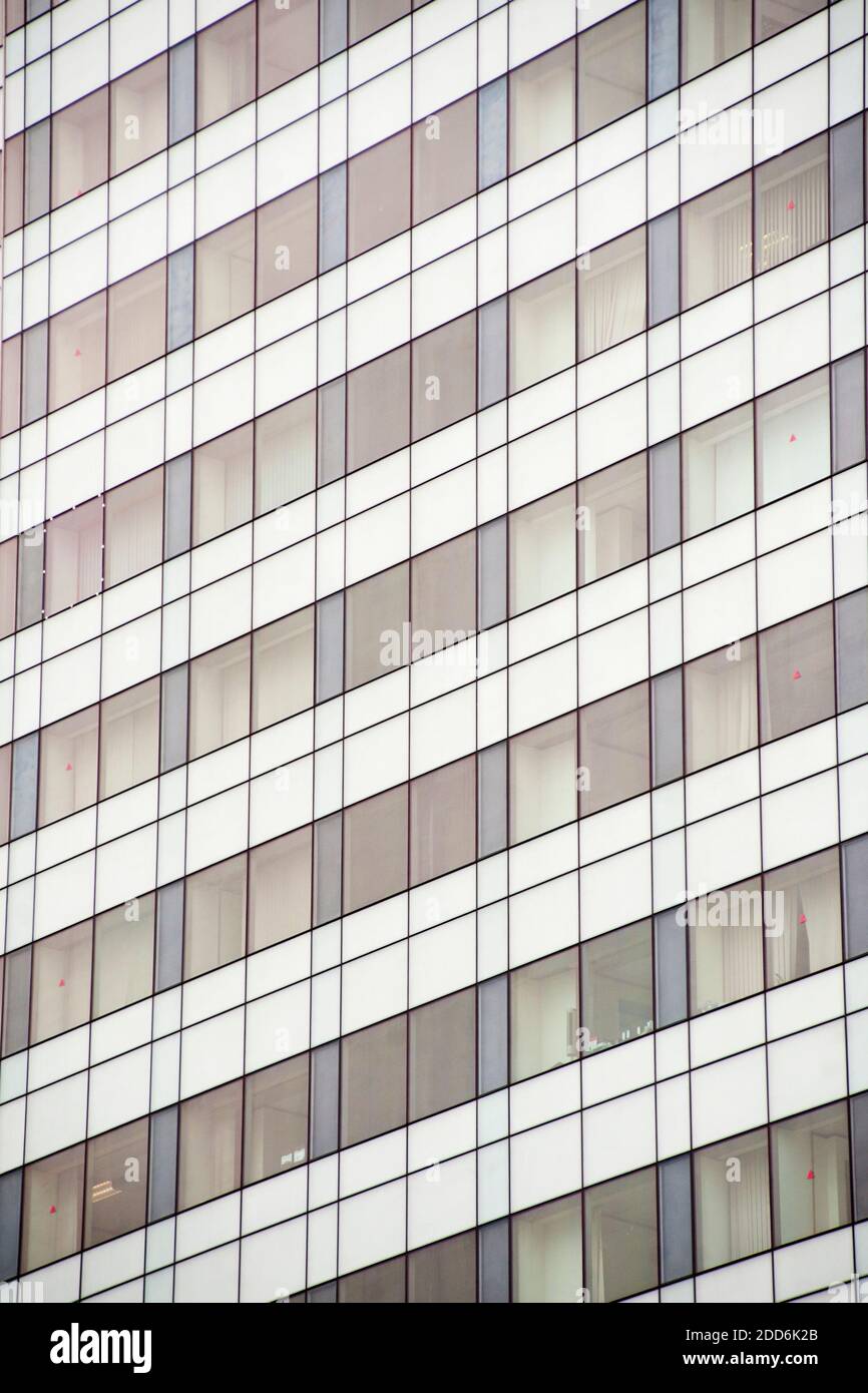 Abstract Close Up of an Office Block in the Central Business District ...