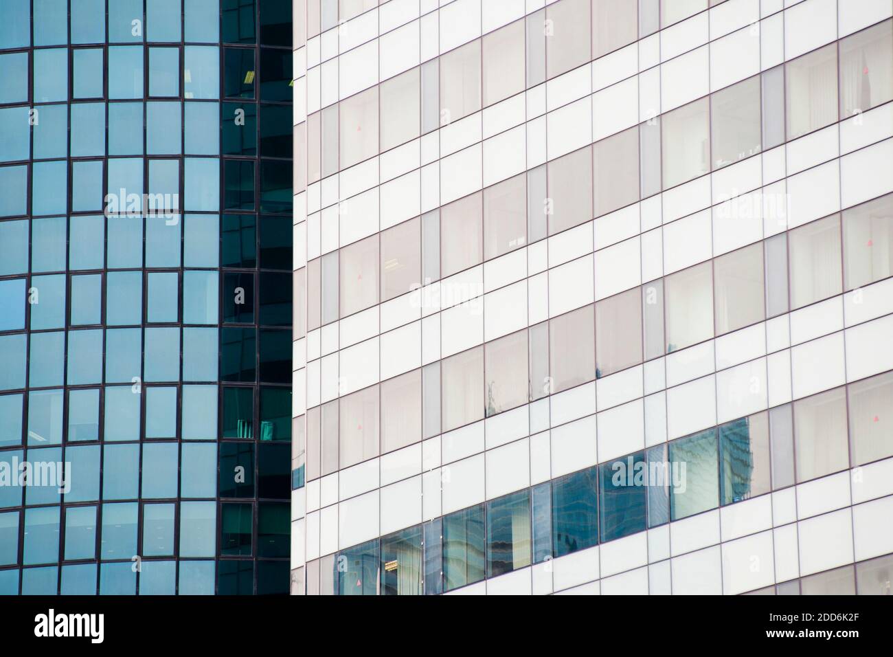 Abstract Close Up of an Office Block in the Central Business District ...