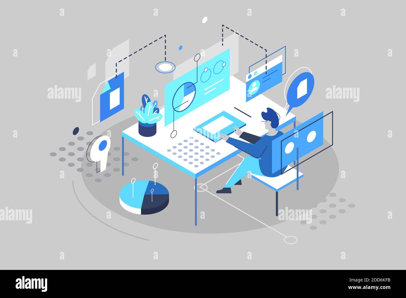 3d man computer hi-res stock photography and images - Alamy