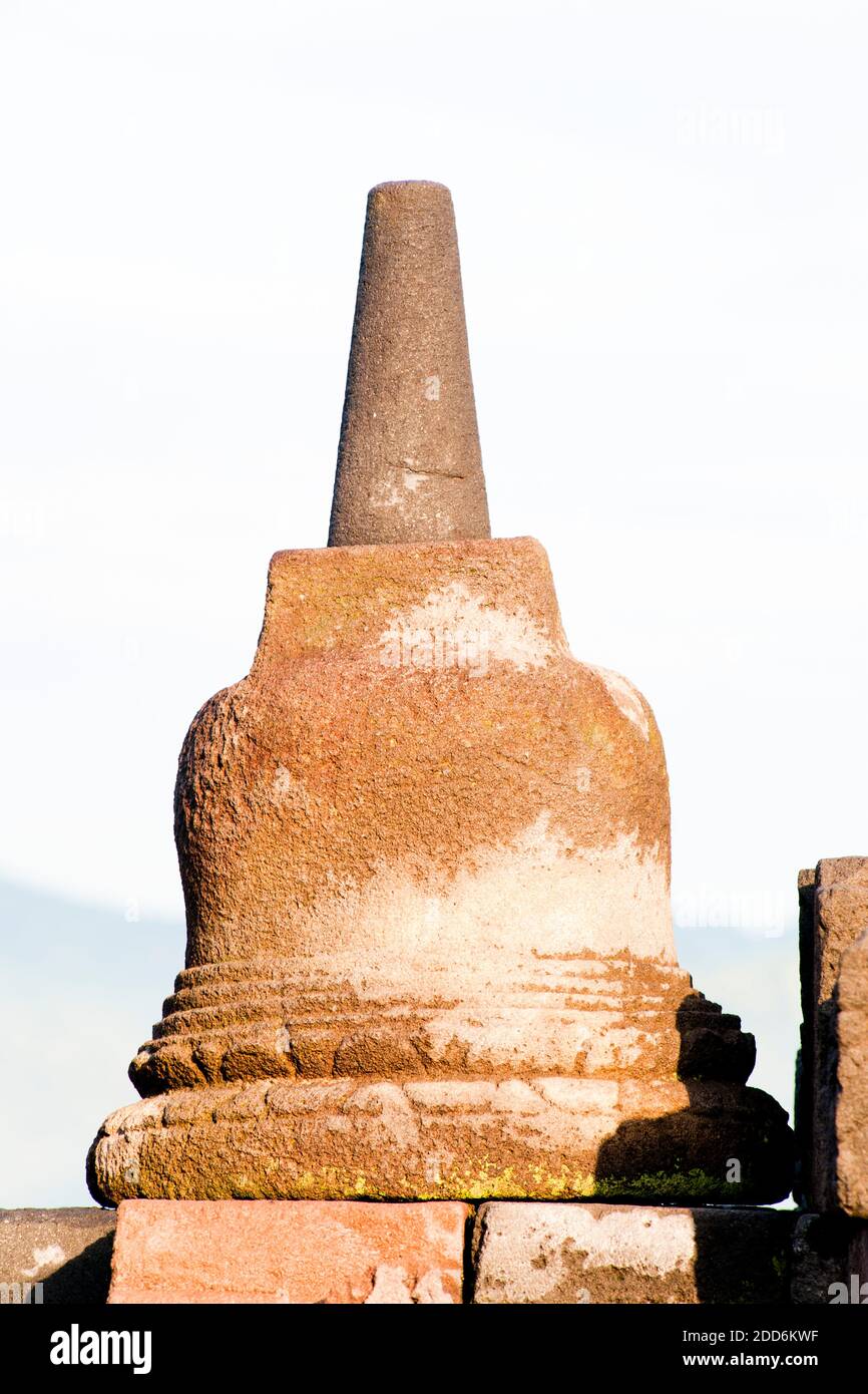 Stone Stupa at Borobudur Temple, Yogyakarta, Java, Indonesia, Asia ...