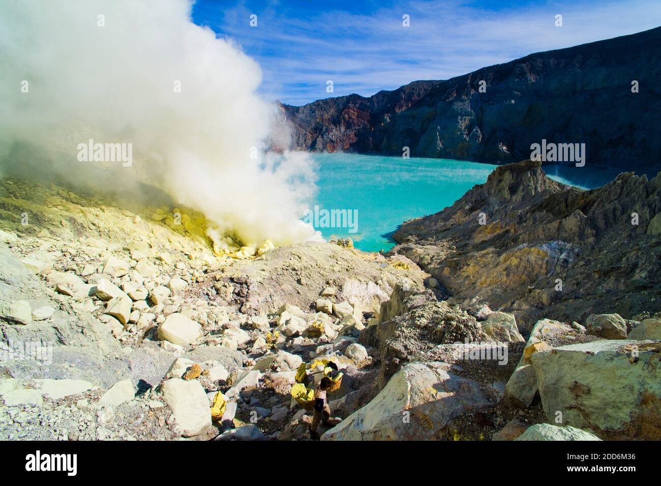 Kawah Ijen Volcano, Java, Indonesia, Asia Stock Photo - Alamy