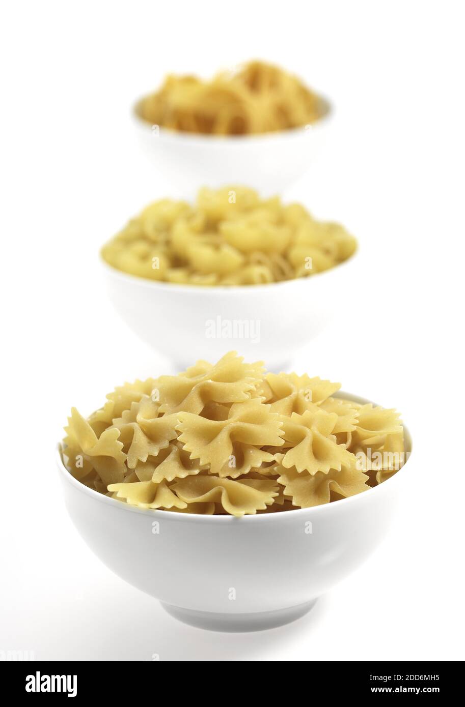 Shells and Twisted Pasta Against White Background Stock Photo - Alamy