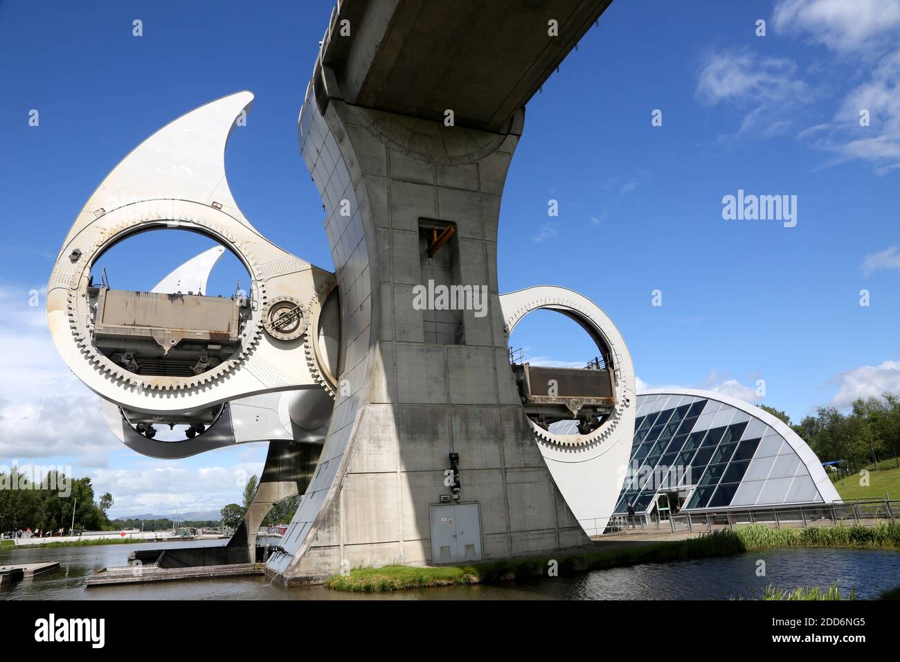 Falkirk Wheel,Falkirk, Scotland. The Falkirk Wheel is a rotating boat lift in central Scotland ...