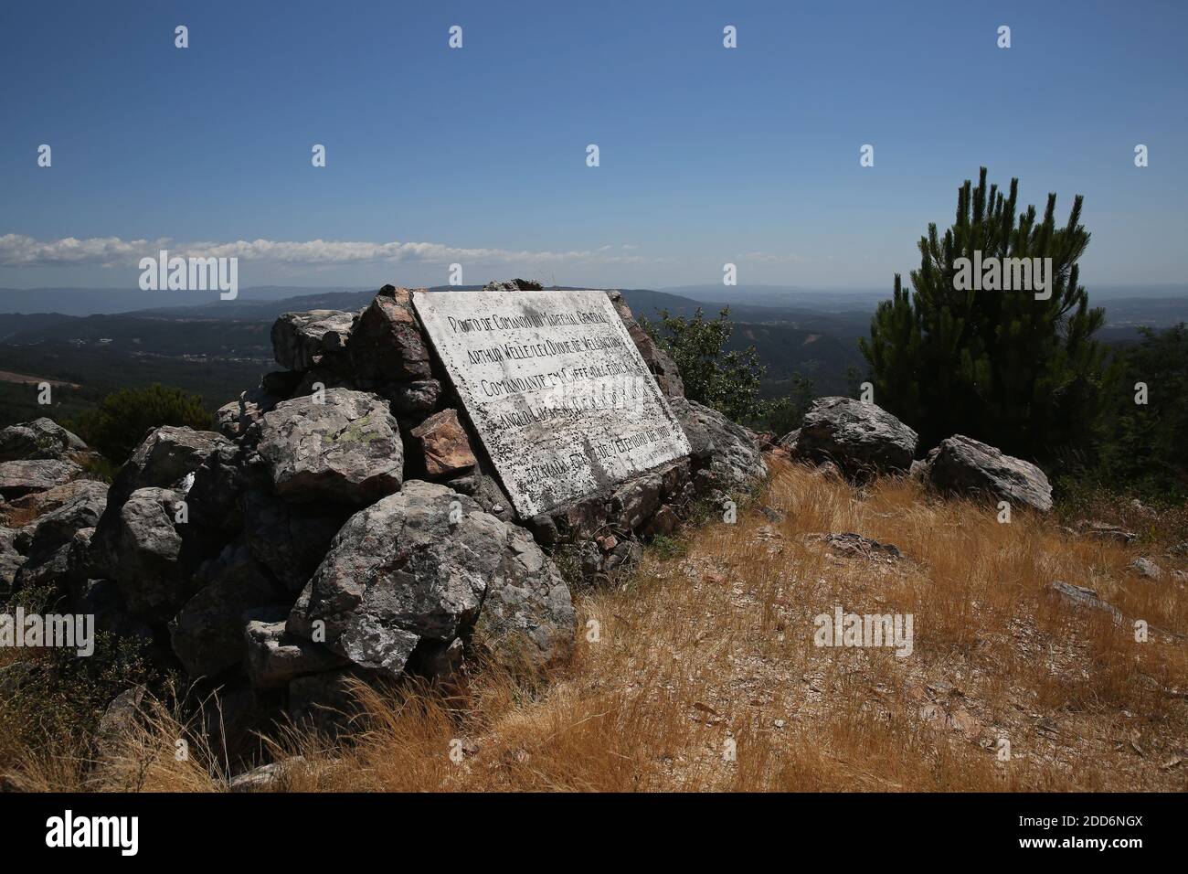 Battle of Busaco (Bussaco) (Bucaco) Battlefield site, a Napoleonic era ...
