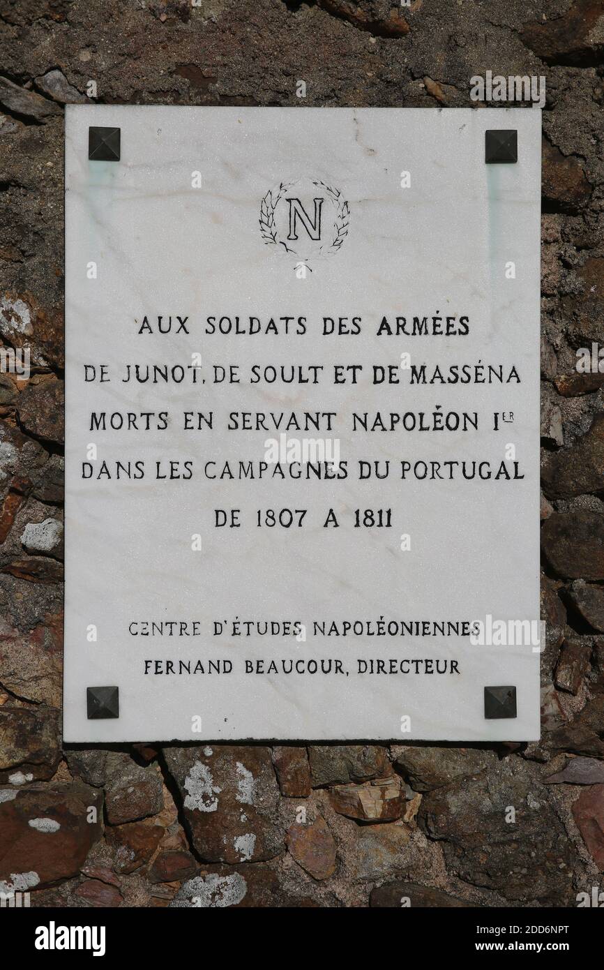 Battle of Busaco (Bussaco) (Bucaco) Battlefield site, a Napoleonic era ...