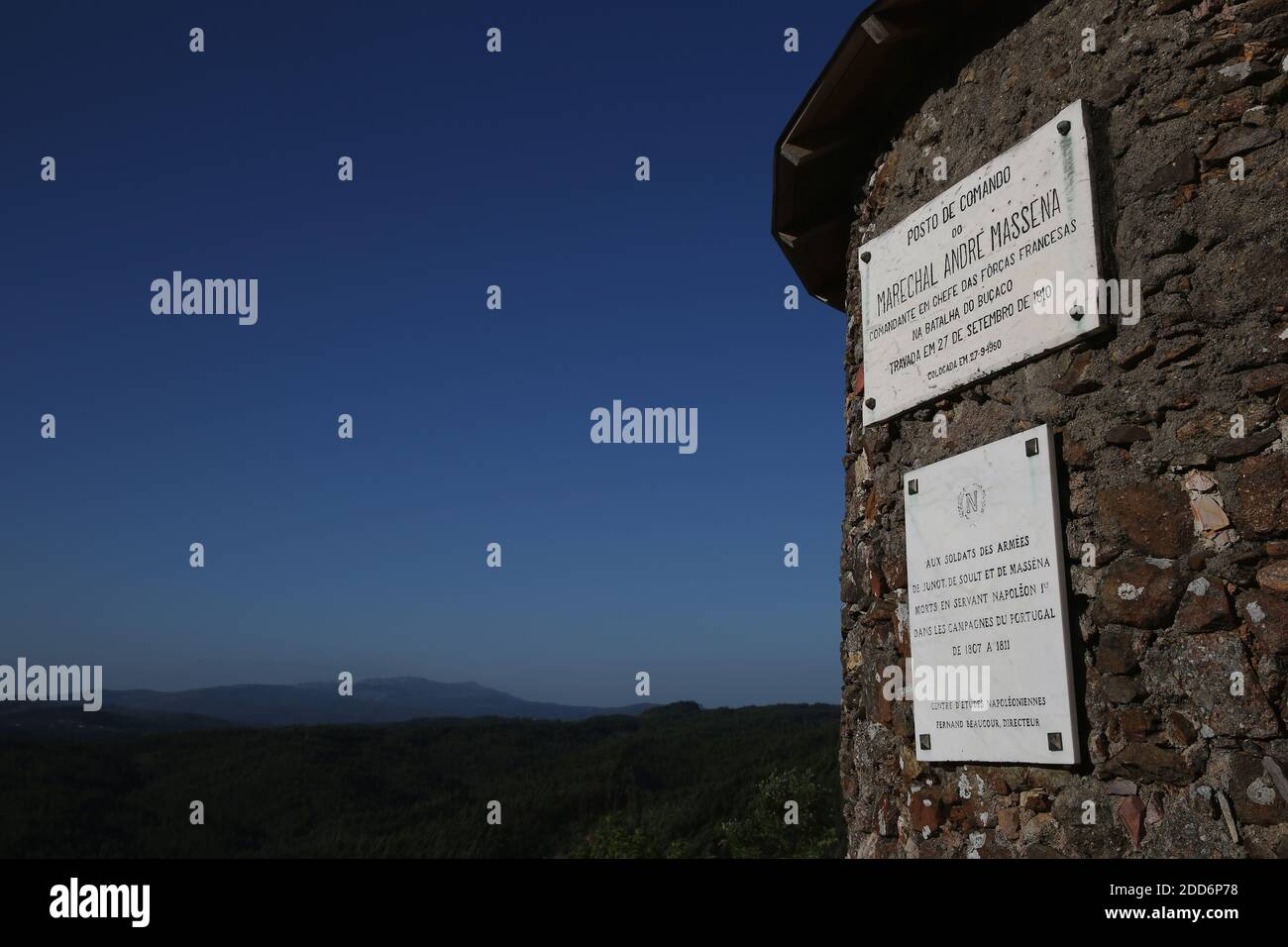 Battle of Busaco (Bussaco) (Bucaco) Battlefield site, a Napoleonic era ...