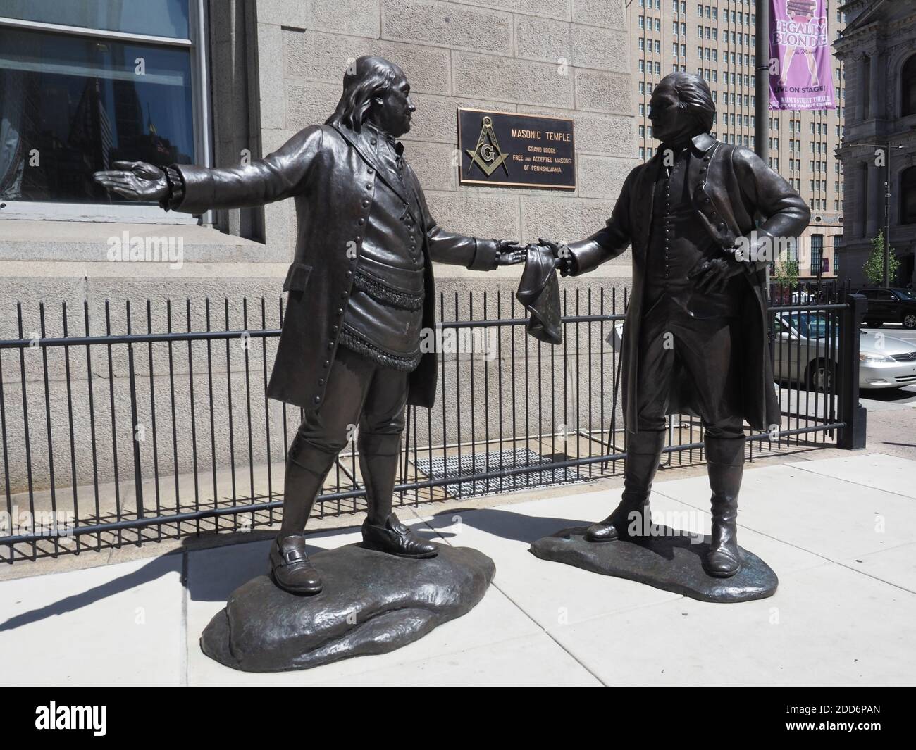 Image of the sculptures from Benjamin Franklin and George Washington ...