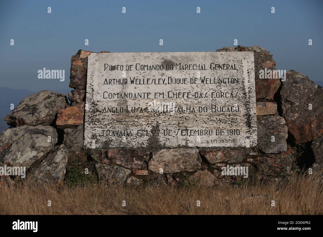 Battle of Busaco (Bussaco) (Bucaco) Battlefield site, a Napoleonic era ...