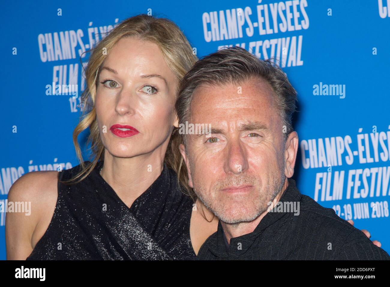 Nikki Butler and actor Tim Roth attends the 7th Champs Elysees Film ...