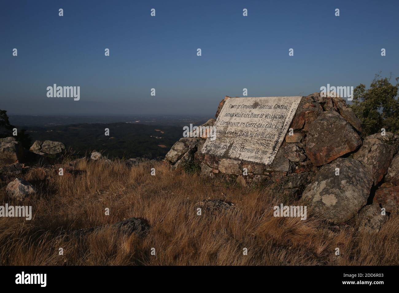 Battle of Busaco (Bussaco) (Bucaco) Battlefield site, a Napoleonic era ...