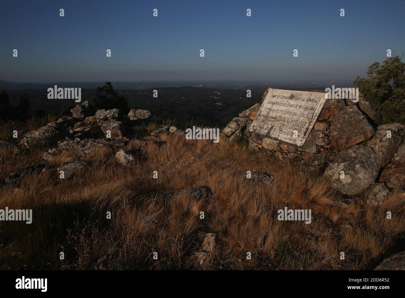 Battle of Busaco (Bussaco) (Bucaco) Battlefield site, a Napoleonic era ...