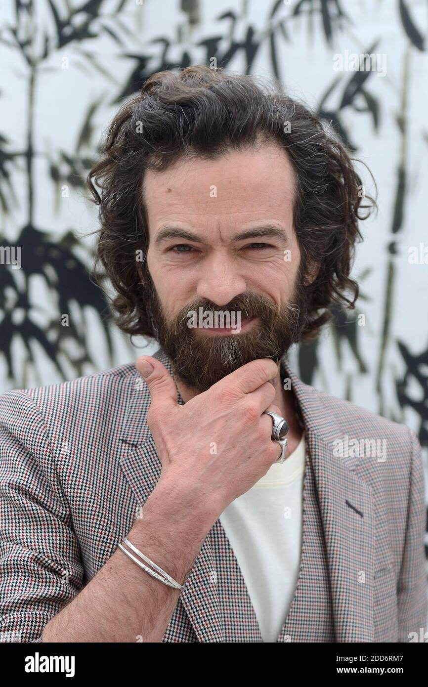Exclusive - French actor Romain Duris poses for pictures during the 71st annual Cannes Film ...