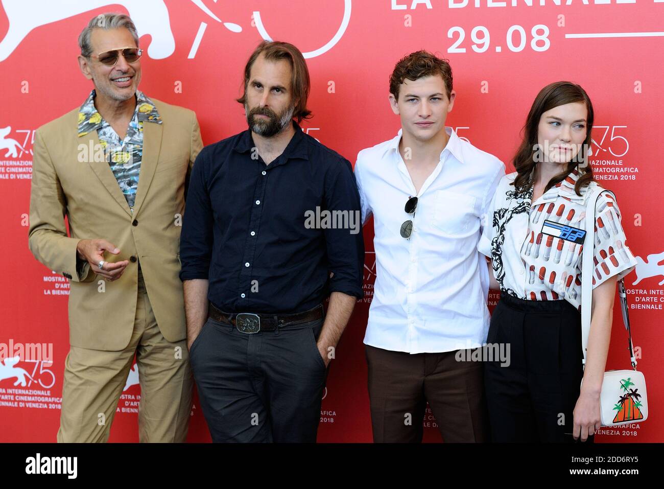Jeff Goldblum, Rick Alverson, Tye Sheridan and Hannah Gross attending ...