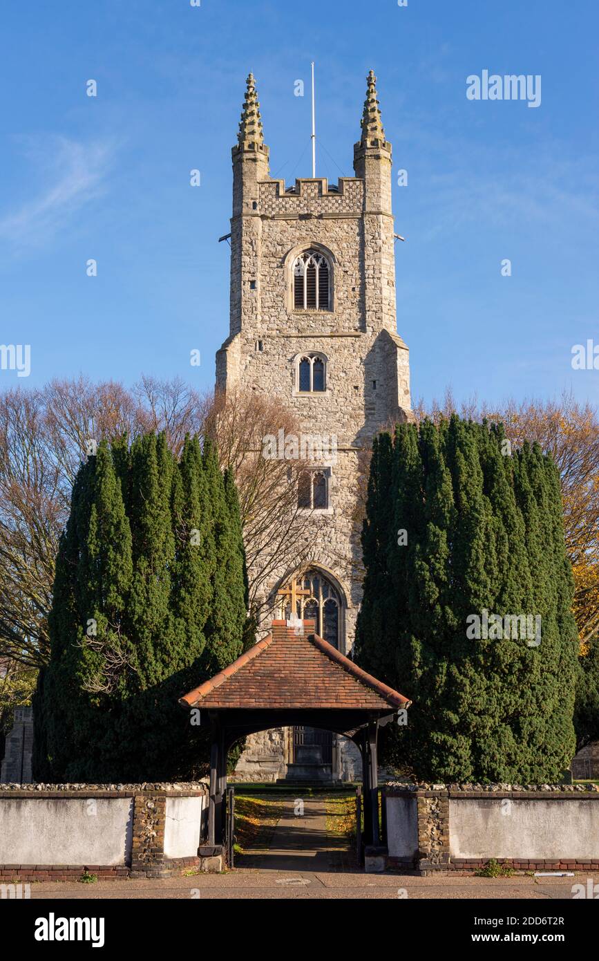 Church of Saint Mary the Virgin church in Prittlewell, which became the ...
