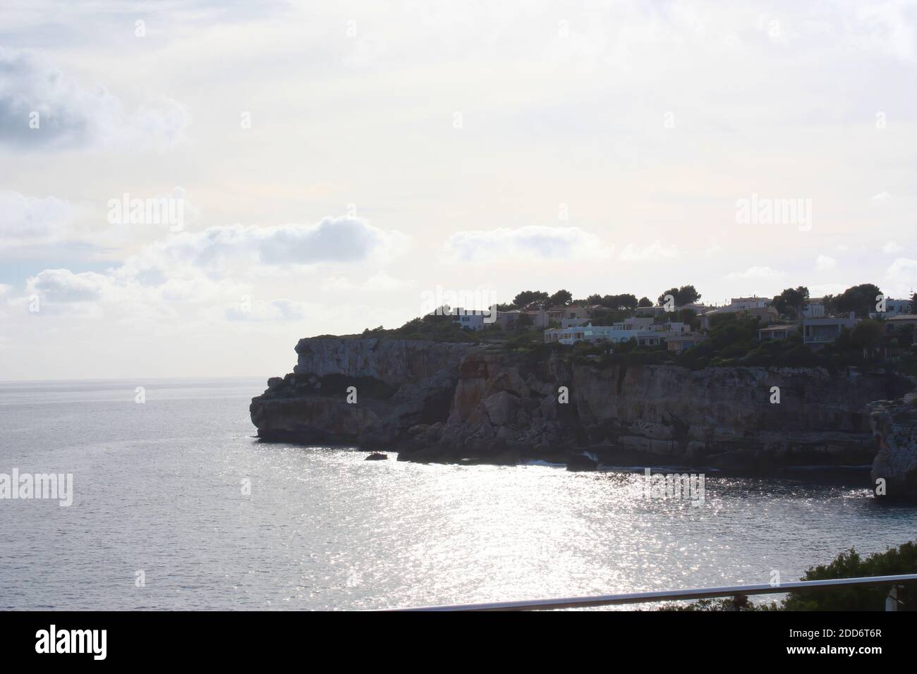 Island scenery, beach, beautiful bay seaside, Balearic Islands ...