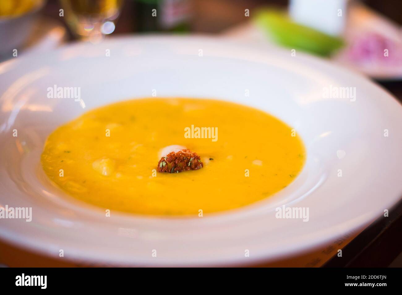 Locro de Papa, a traditional Ecuadorian Potato Soup at Plaza Grande ...