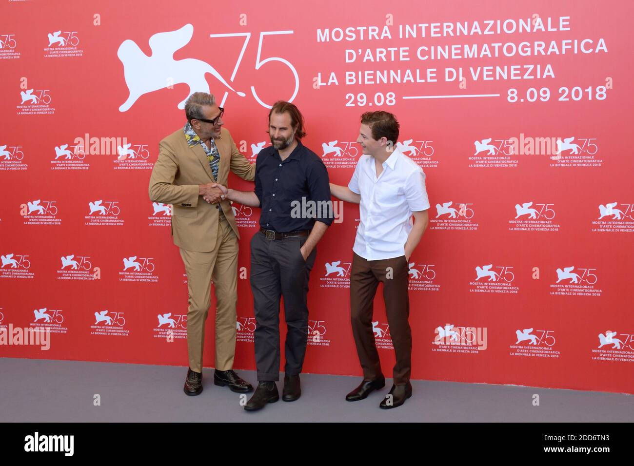 Jeff Goldblum, Rick Alverson and Tye Sheridan attending The Mountain ...