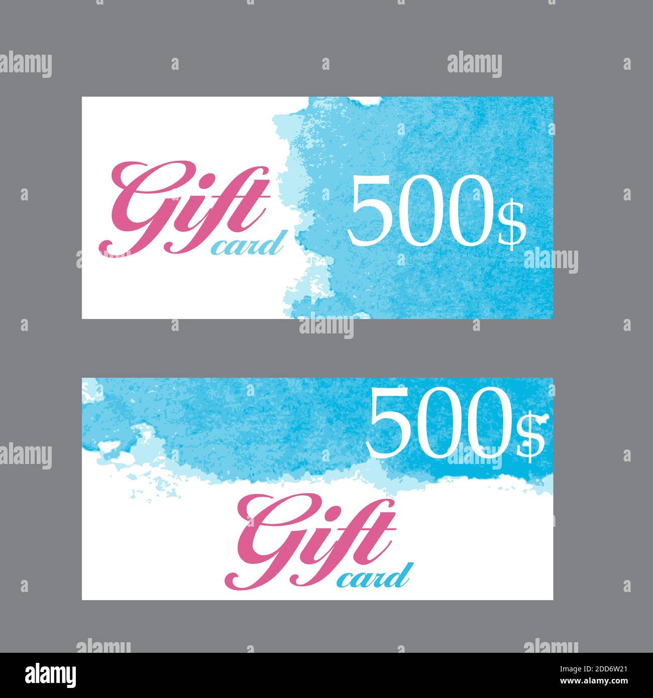 Business Card Templates with Abstract on Gray Background Stock Photo ...