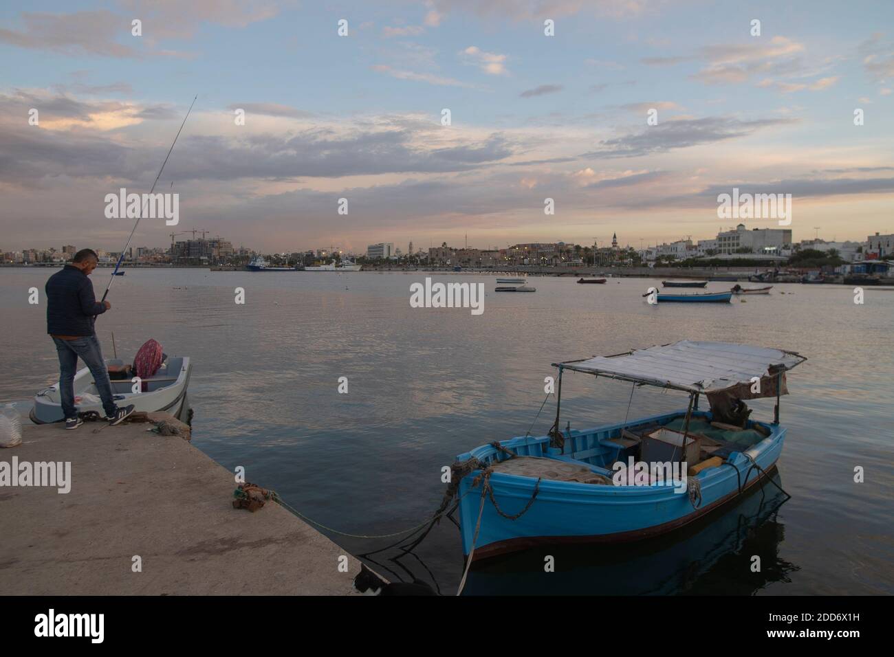 Libya fishing boat hi-res stock photography and images - Alamy