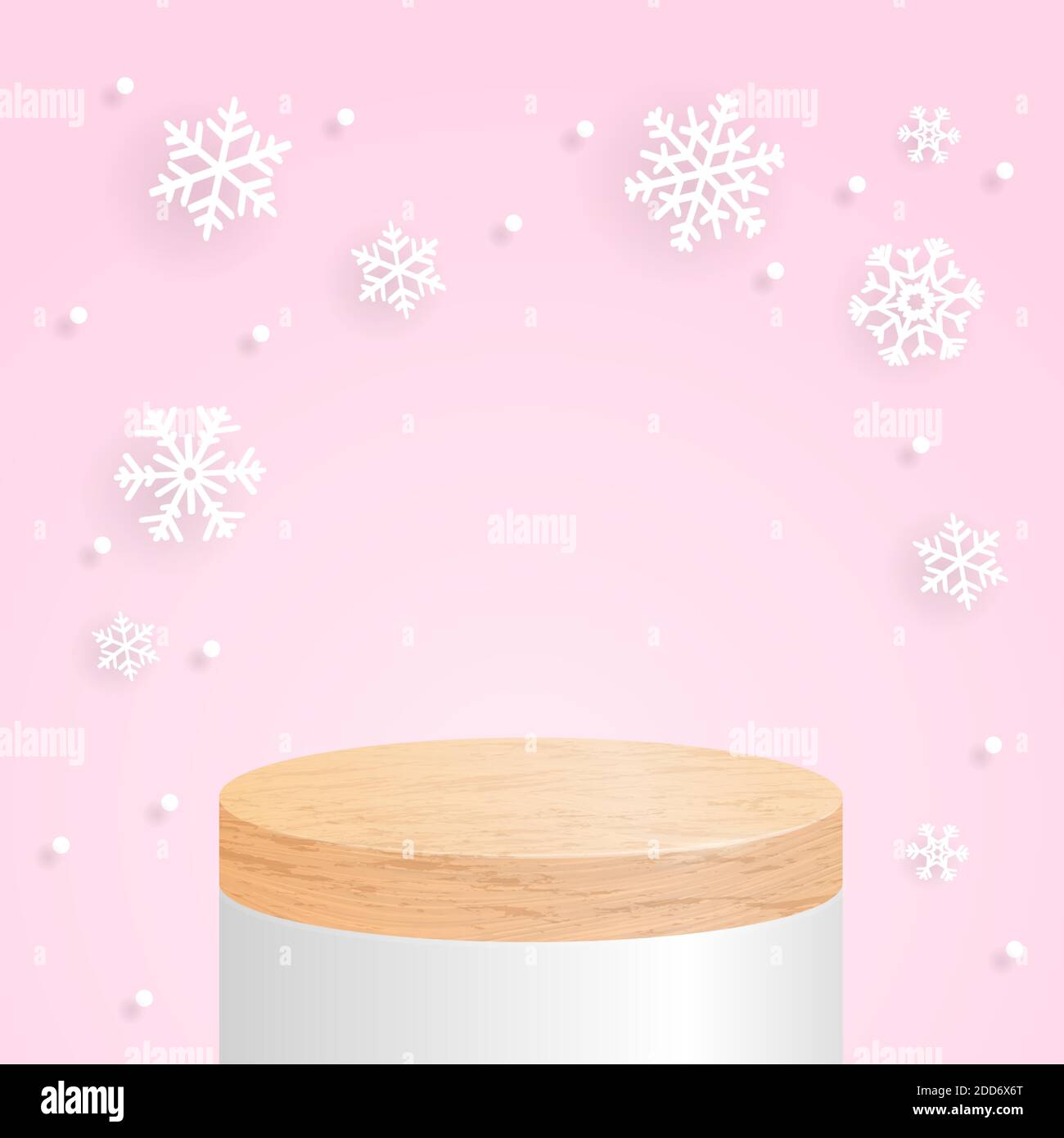 Cosmetic background christmas winter Stock Vector Images - Alamy