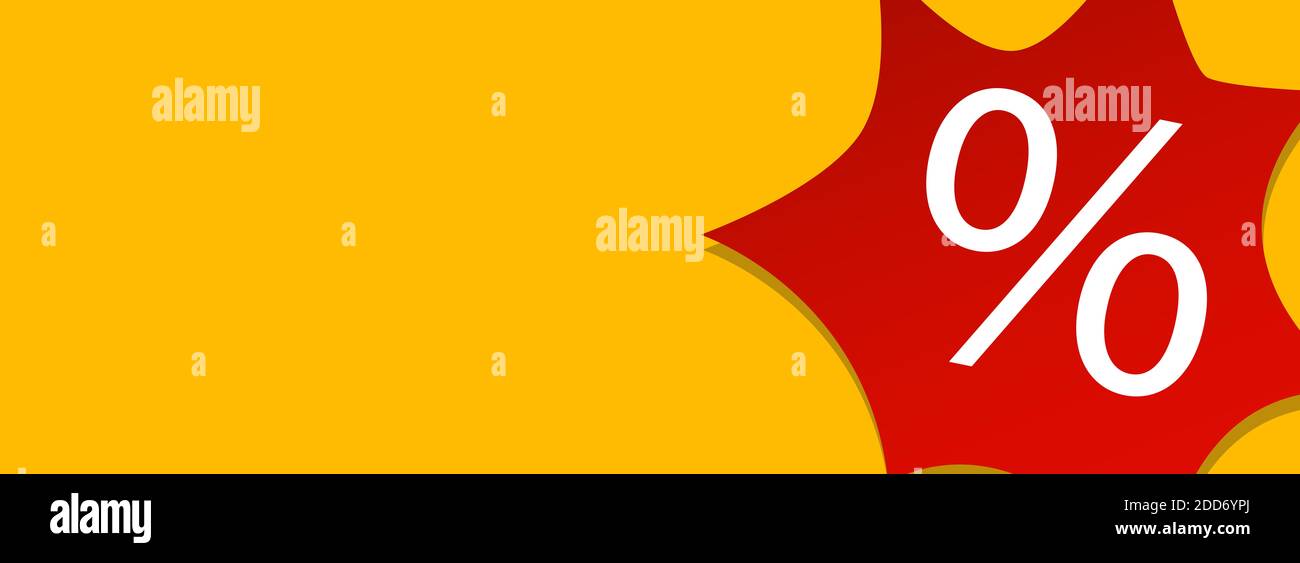 Sale Banner with Place for Your Text. Illustration Stock Photo - Alamy
