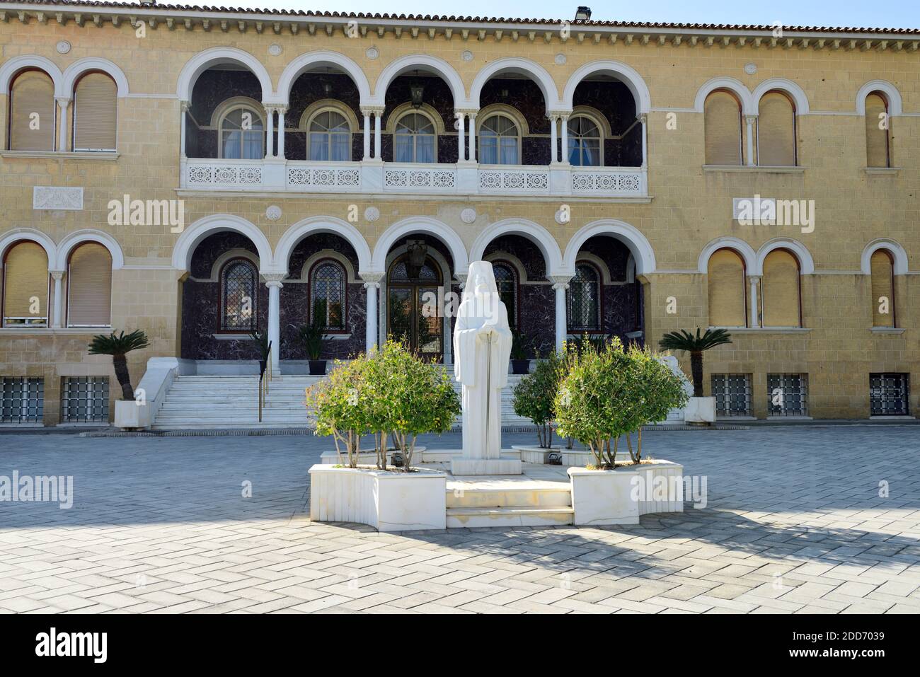 Front of Archbishop's Palace, South Nicosia, Cyprus Stock Photo - Alamy