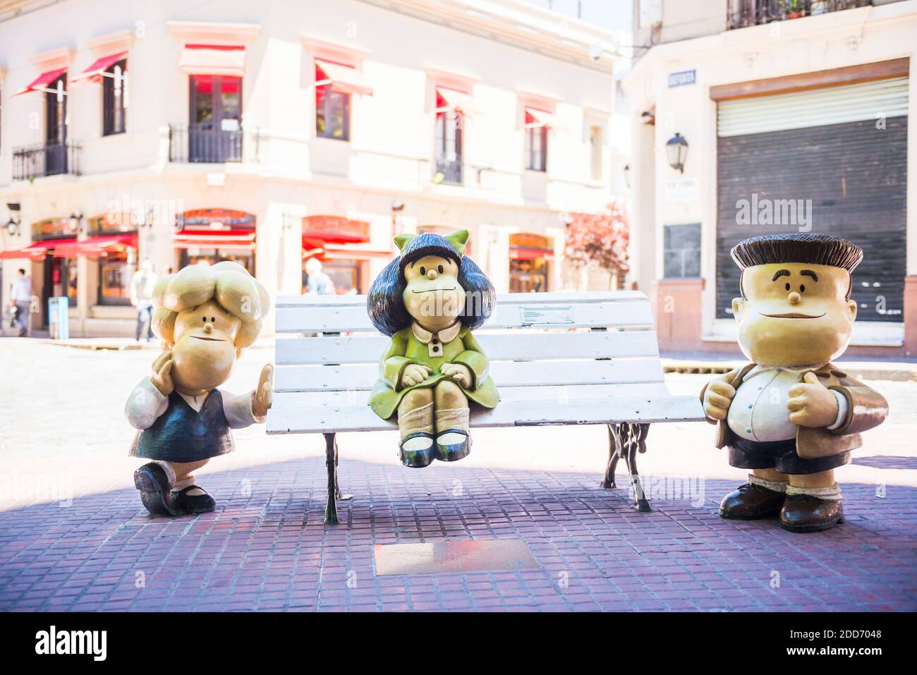 Mafalda Statue, San Telmo District, Buenos Aires, Argentina, South ...