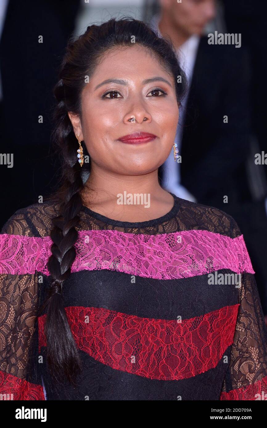 Yalitza Aparicio attending the Roma Premiere as part of the 75th Venice ...