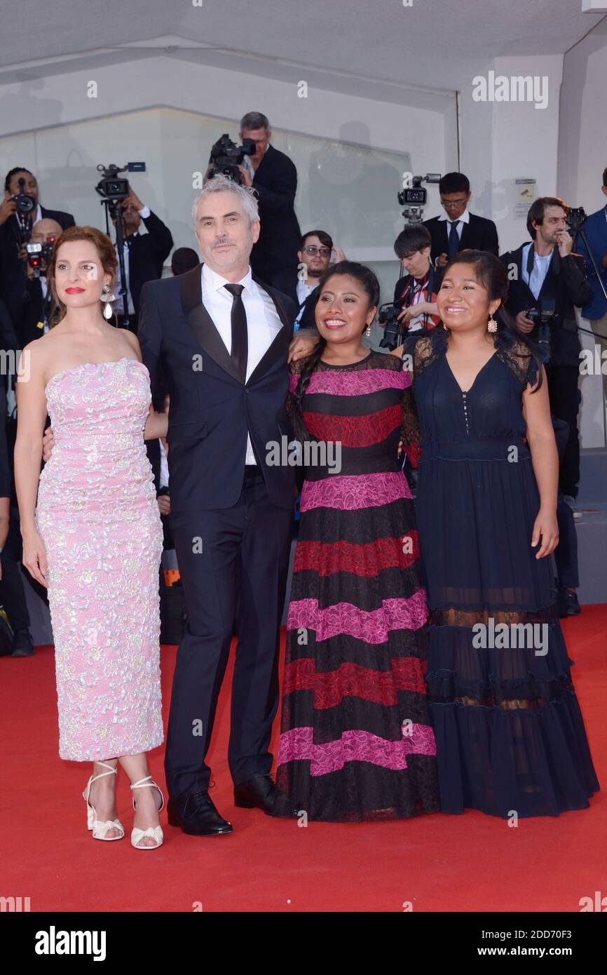 Nancy Garcia, Yalitza Aparicio, Alfonso Cuaron and Marina de Tavira ...