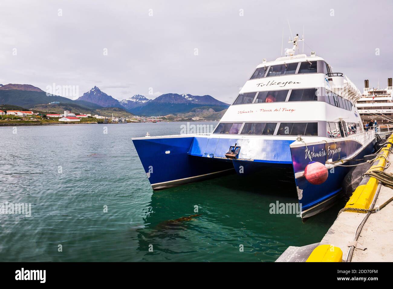 Beagle Channel cruise ship, Ushuaia, Tierra Del Fuego, Argentina, South ...