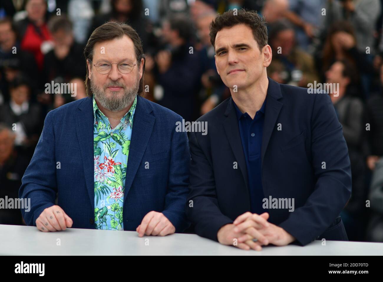 Lars von Trier and Matt Dillon posing at The House That Jack Built ...