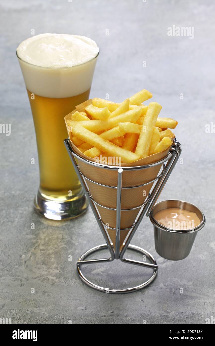 Belgian frites hi-res stock photography and images - Alamy