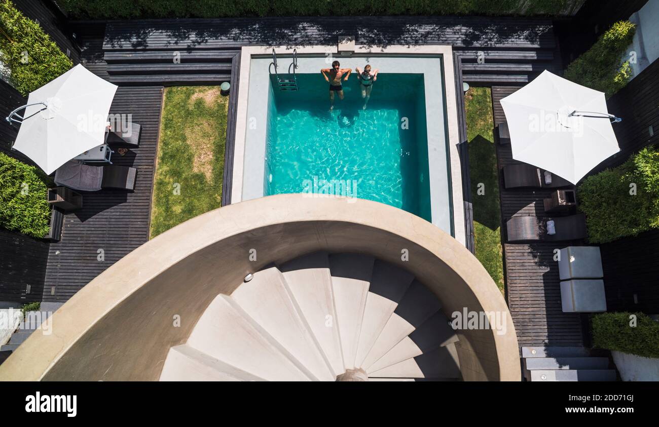 Swimming pool at Tinto Hotel Boutique, Barrio Bellavista Neighborhood ...