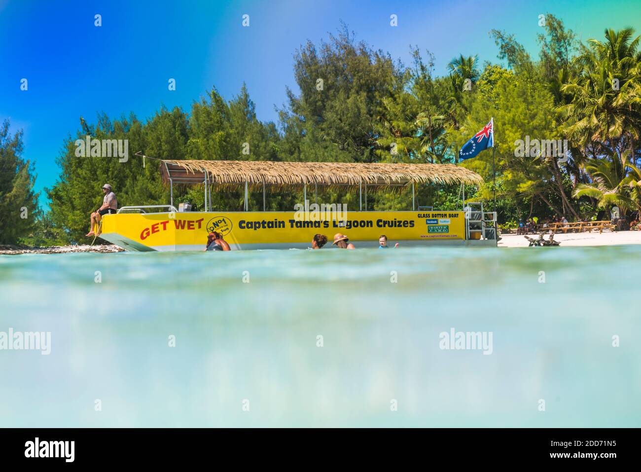 Captain Tama's Lagoon Cruizes, Muri Lagoon, Rarotonga, Cook Islands ...