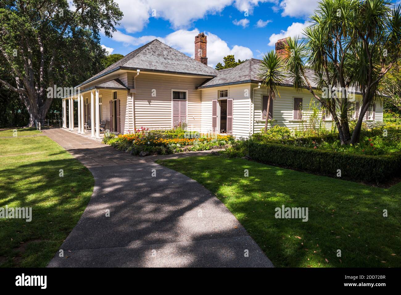Treaty House, Waitangi Treaty Grounds, Bay of Islands, Northland Region ...