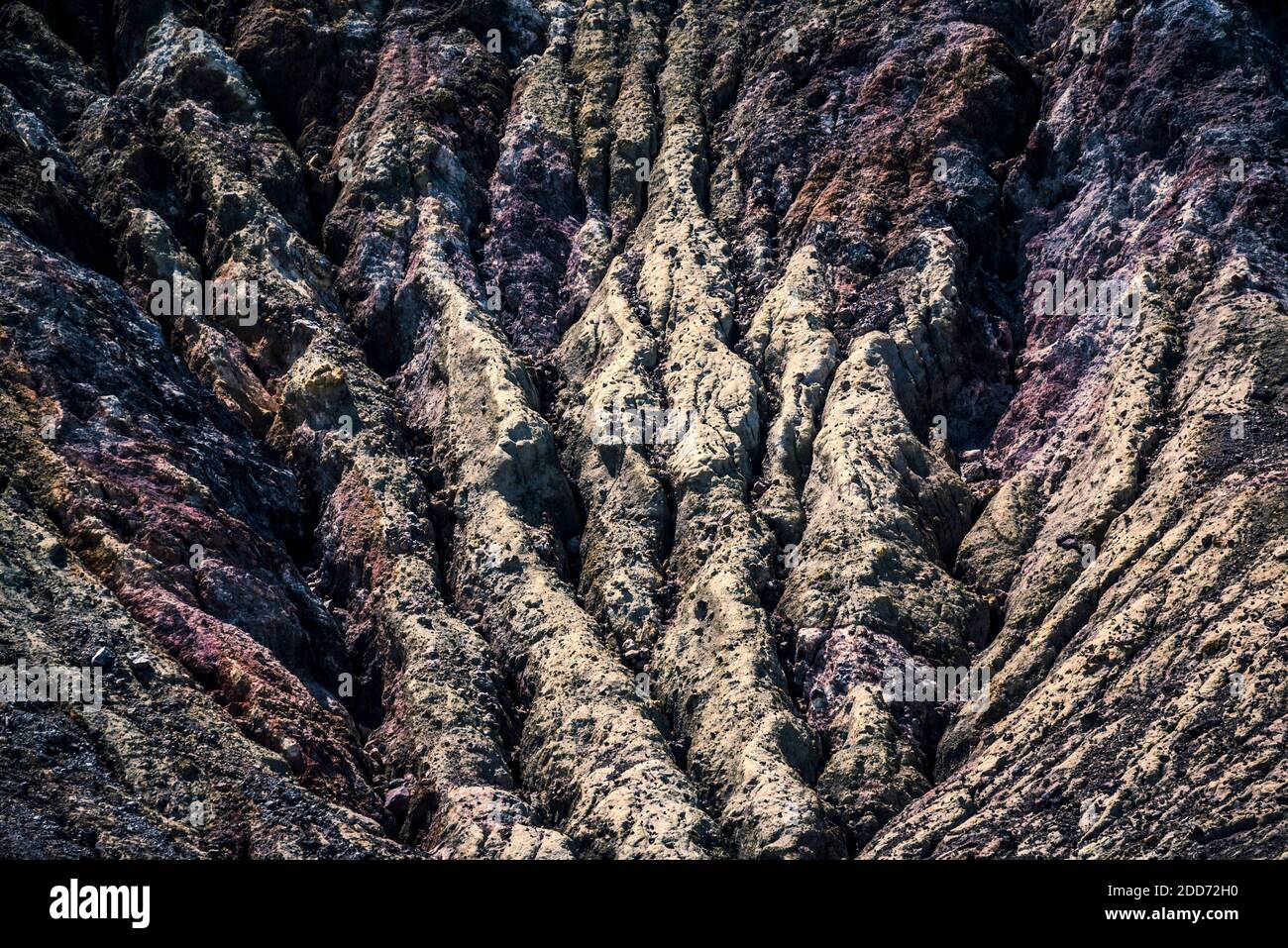 Rock patterns from previous eruptions at White Island Volcano, an ...