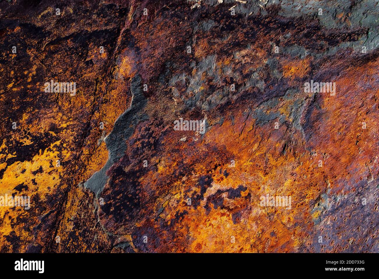 Metal Rust Texture or Background With Corrosion Spots Stock Photo - Alamy