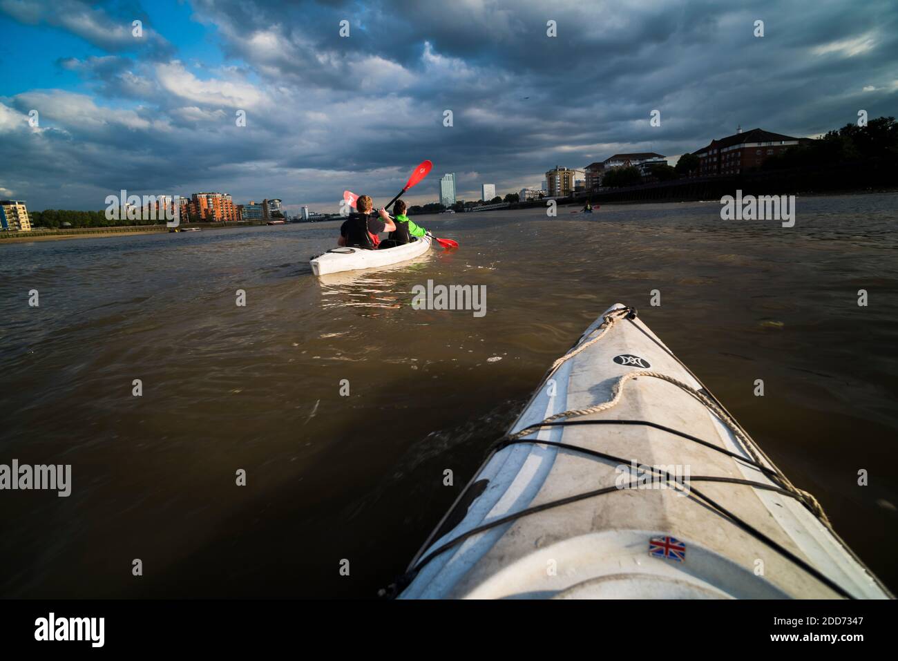 Kayaking on the River Thames, London, England Stock Photo - Alamy