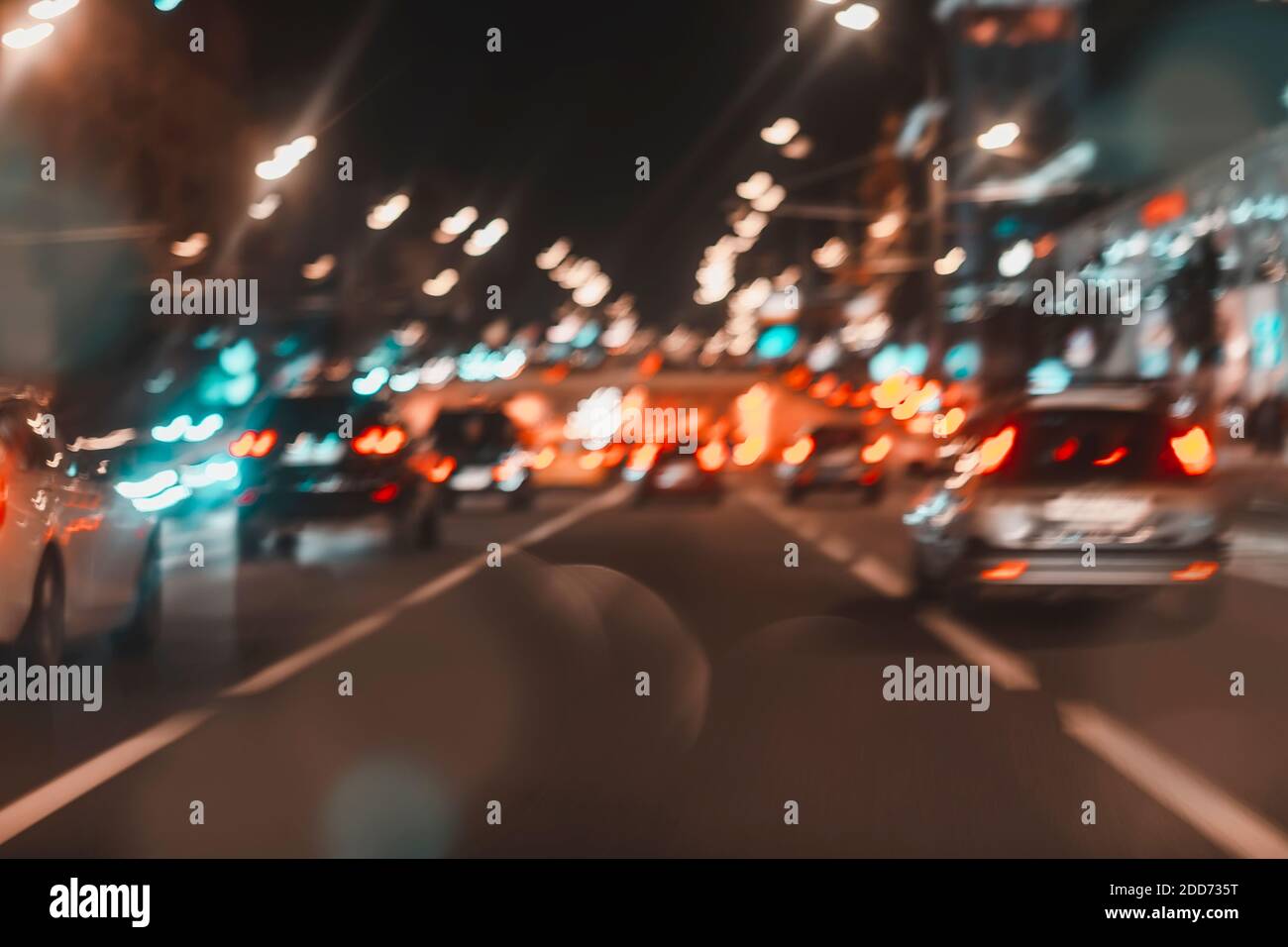 Fast Traffic At Night