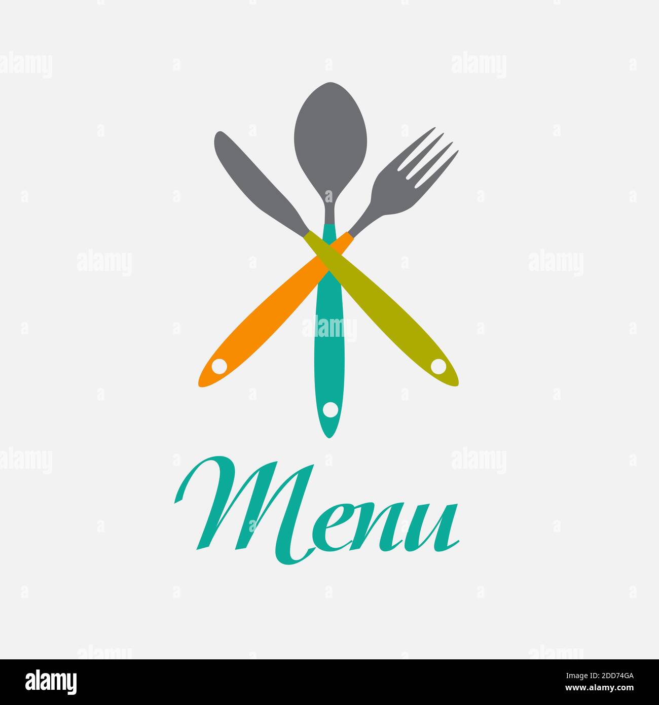 Restaurant Menu Background Template Illustration Stock Photo - Alamy