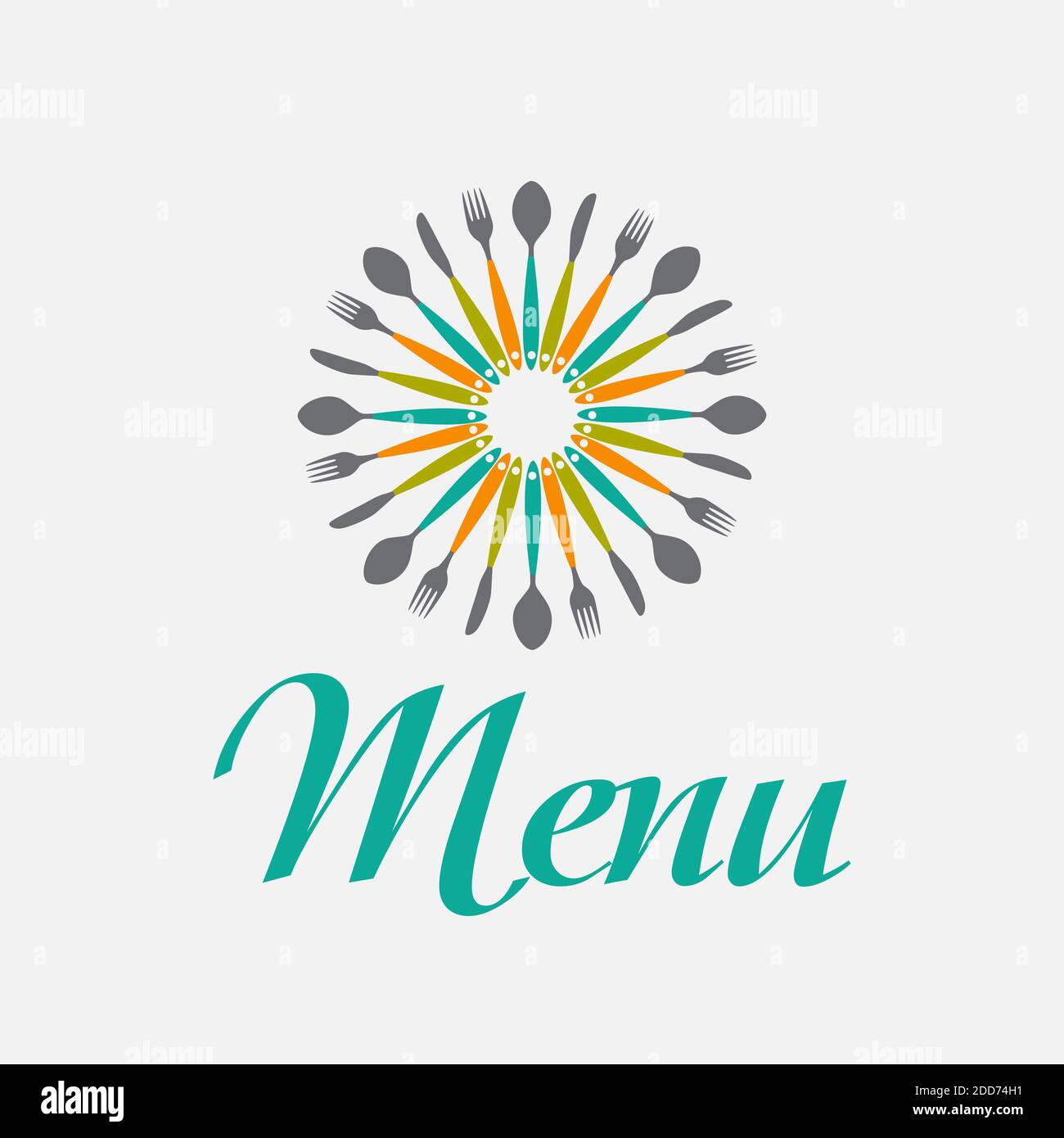 Restaurant Menu Background Template Illustration Stock Photo - Alamy