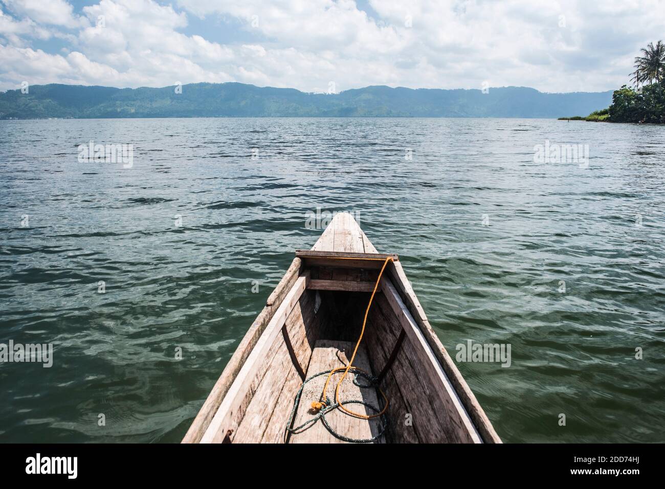Lake Toba (Danau Toba), the largest volcanic lake in the world, North ...