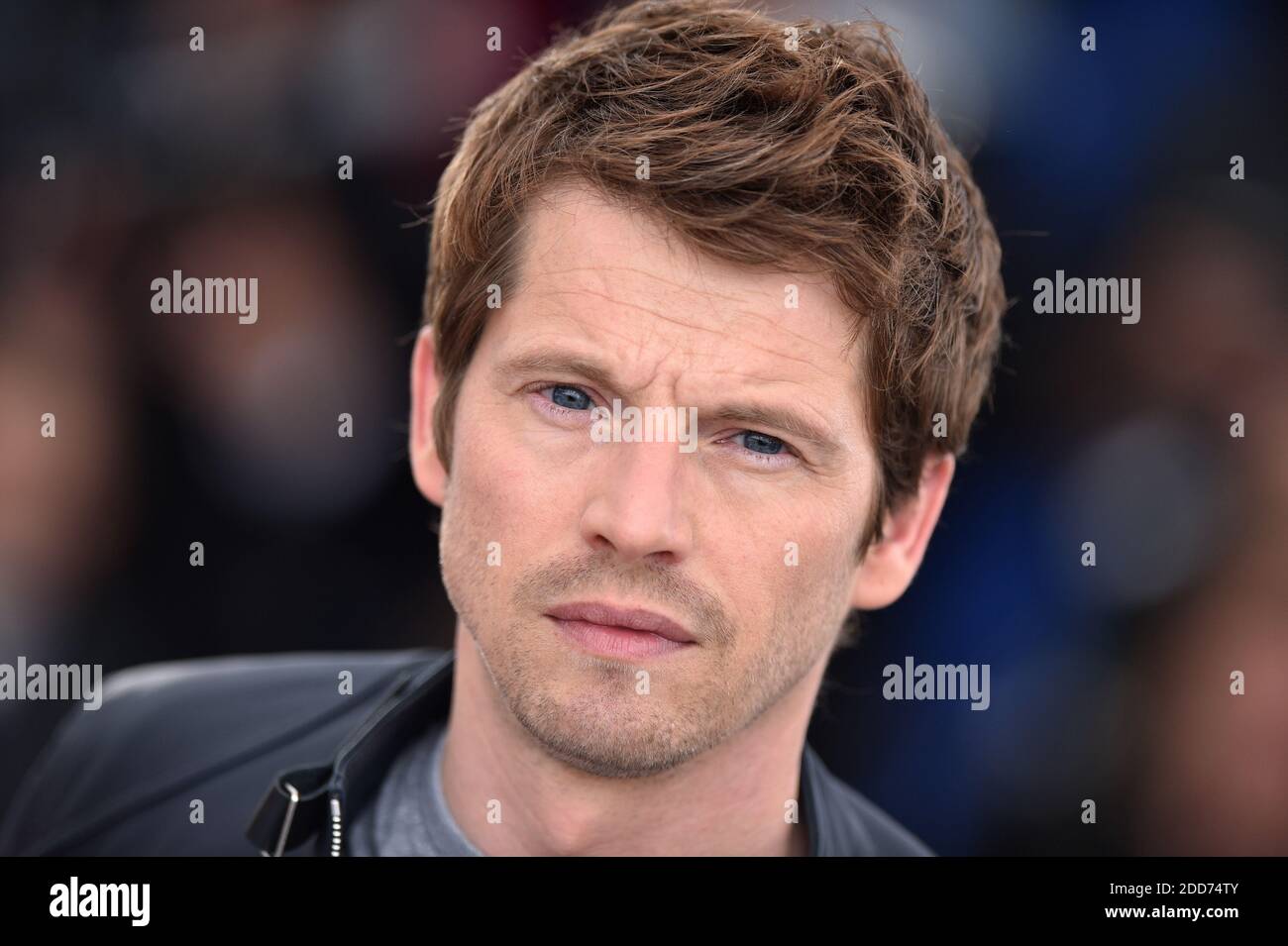 Pierre Deladonchamps posing at Les Chatouilles photocall held at the ...